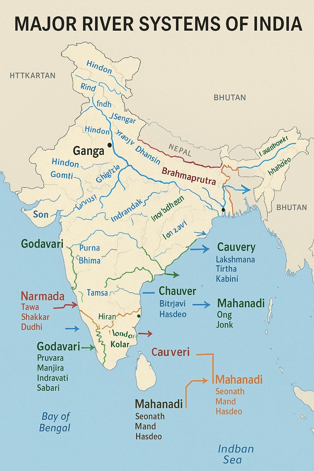 Rivers & Highways UPSC 2025 – Maps & Key Facts - EverythingIAS